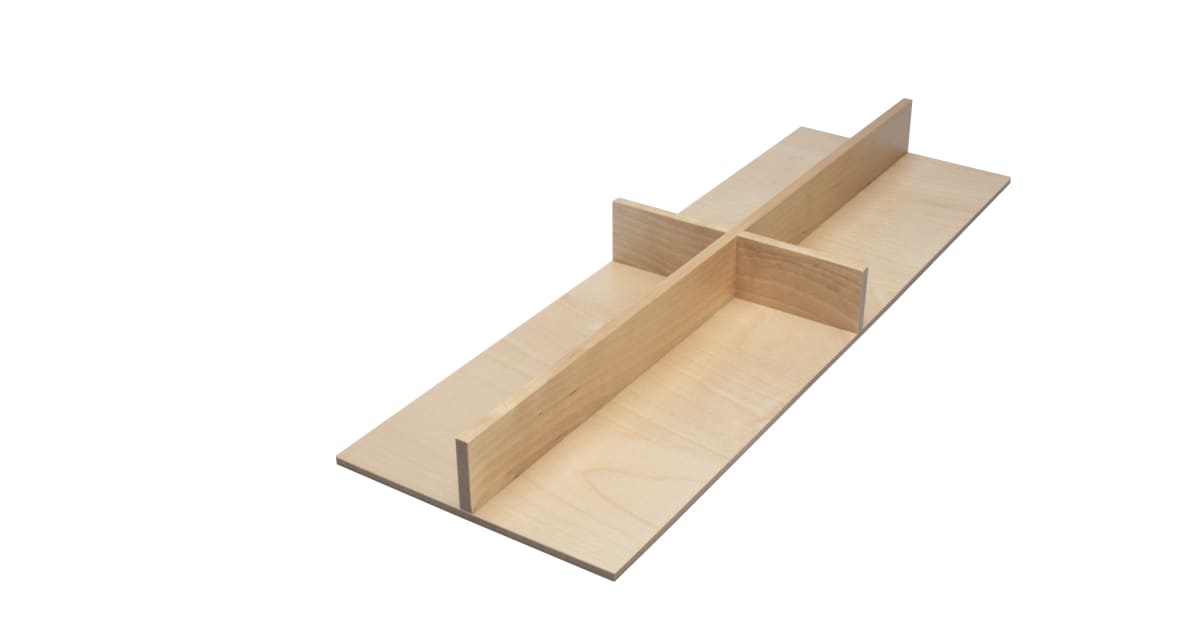 Kessebohmer 2505320372 StraightLine 5-3/8 Inch Cross Insert for Drawer ...