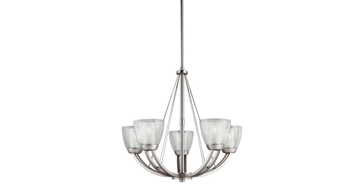 Kichler 1991NI Contemporary / Modern Five Light Chandelier from the ...
