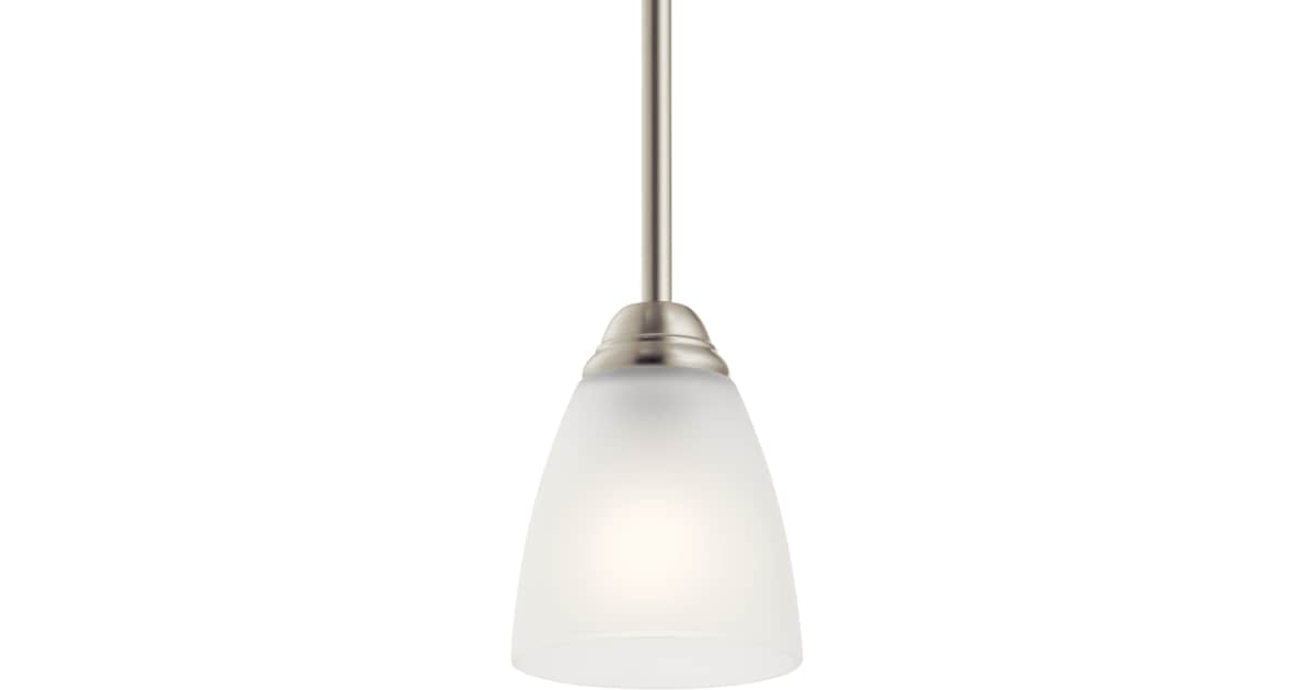 Kichler 43640NI Jolie 1 Light Mini Pendant | Ferguson Home