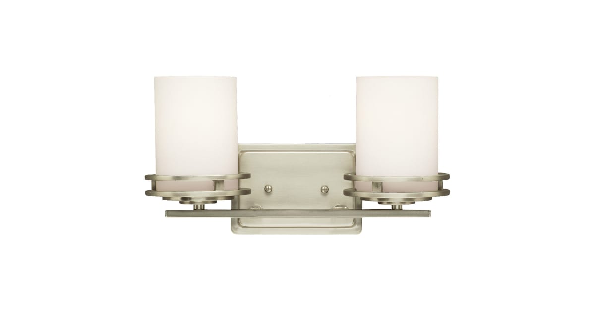 Kichler Hendrik 14.5" Wide 2-Bulb Bathroom Lighting Fixture | Build.com