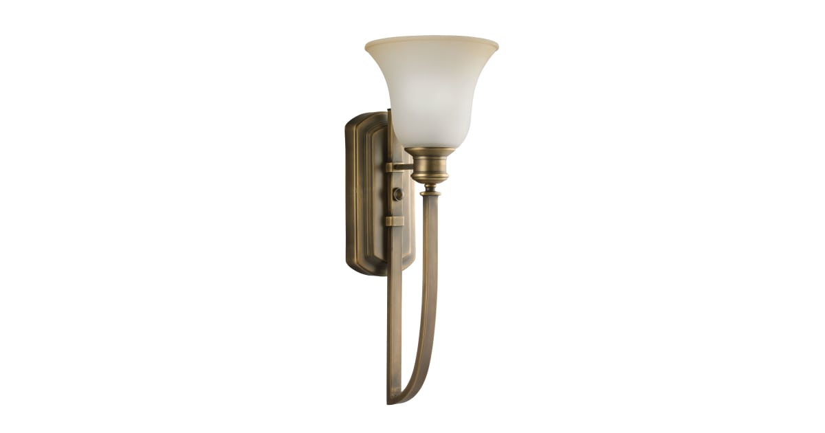 Kichler 6043VNB Single Light 7" Wide Bathroom Fixture from the Stanton Park Collection ...