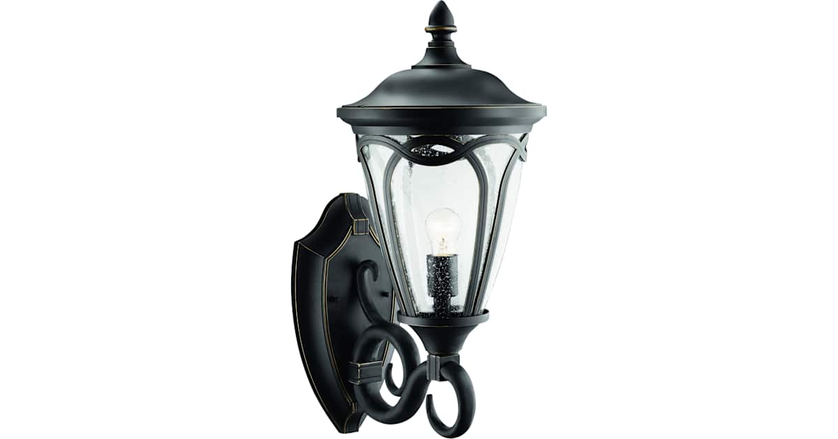 Kichler 9008RNX 1 Light Outdoor Wall Sconce from the Senna Collection ...