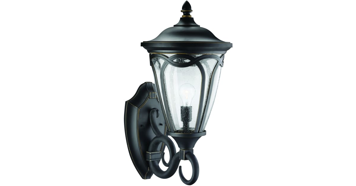 Kichler 9009RNX 1 Light Outdoor Wall Sconce from the Senna Collection ...