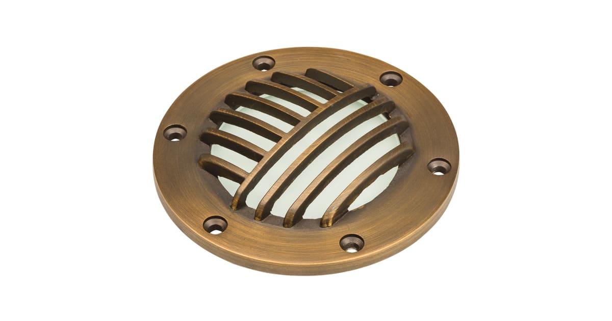 Kichler 15482CBR 4.5" Solid Brass Rock Guard for | Build.com