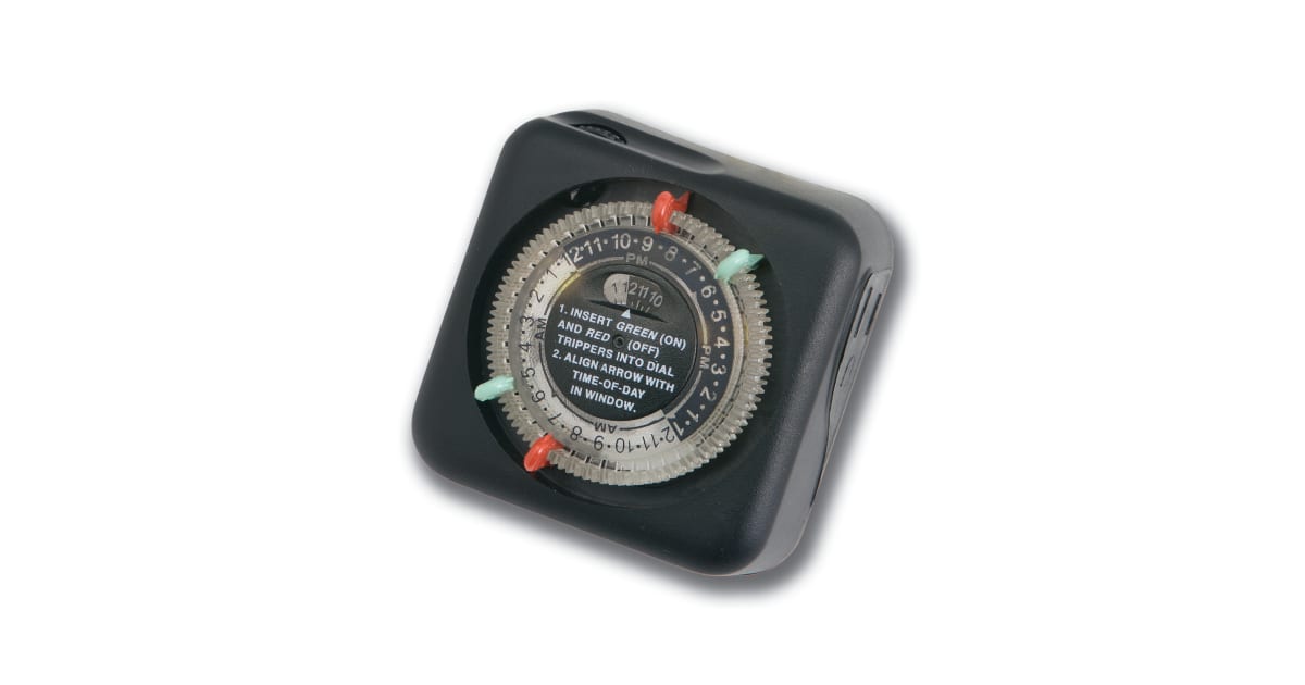 Kichler 15557BK Plug-In Mechanical Timer for Plus or Professional ...