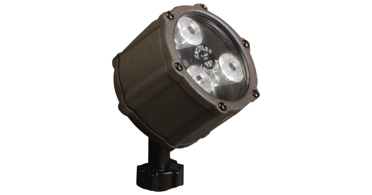 Kichler 15733AZT 4.5W LED Accent Light - 3000K - 60 Degree Wide Flood ...