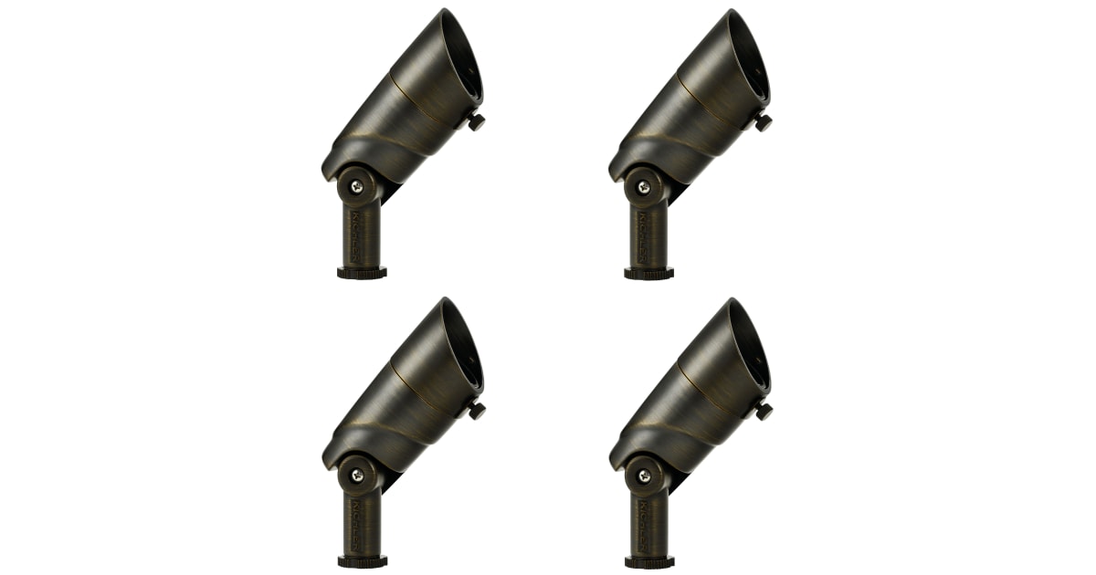 Kichler 16016CBR30 VLO 5" LED Small Accent Light with 35° Beam Spread ...