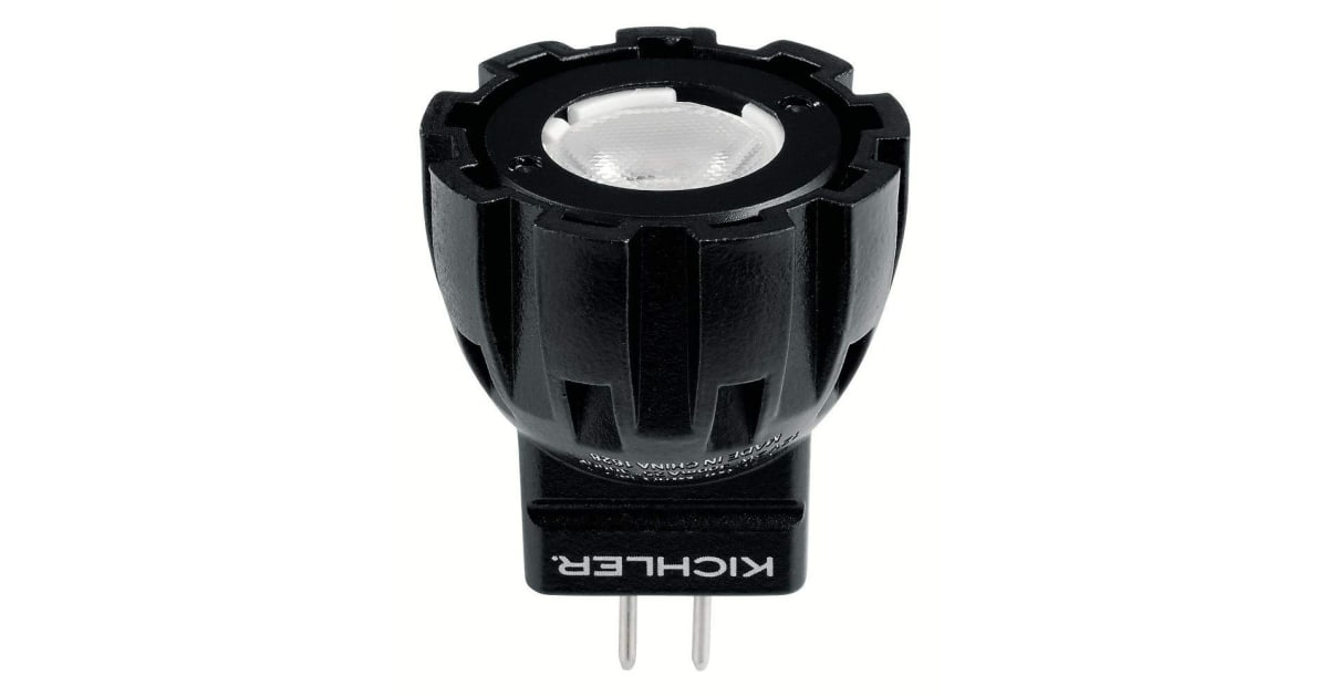 Kichler 18155 2 Watt MR8 Bi Pin LED Bulb- 150 Lumens, 3000K, and 80CRI ...