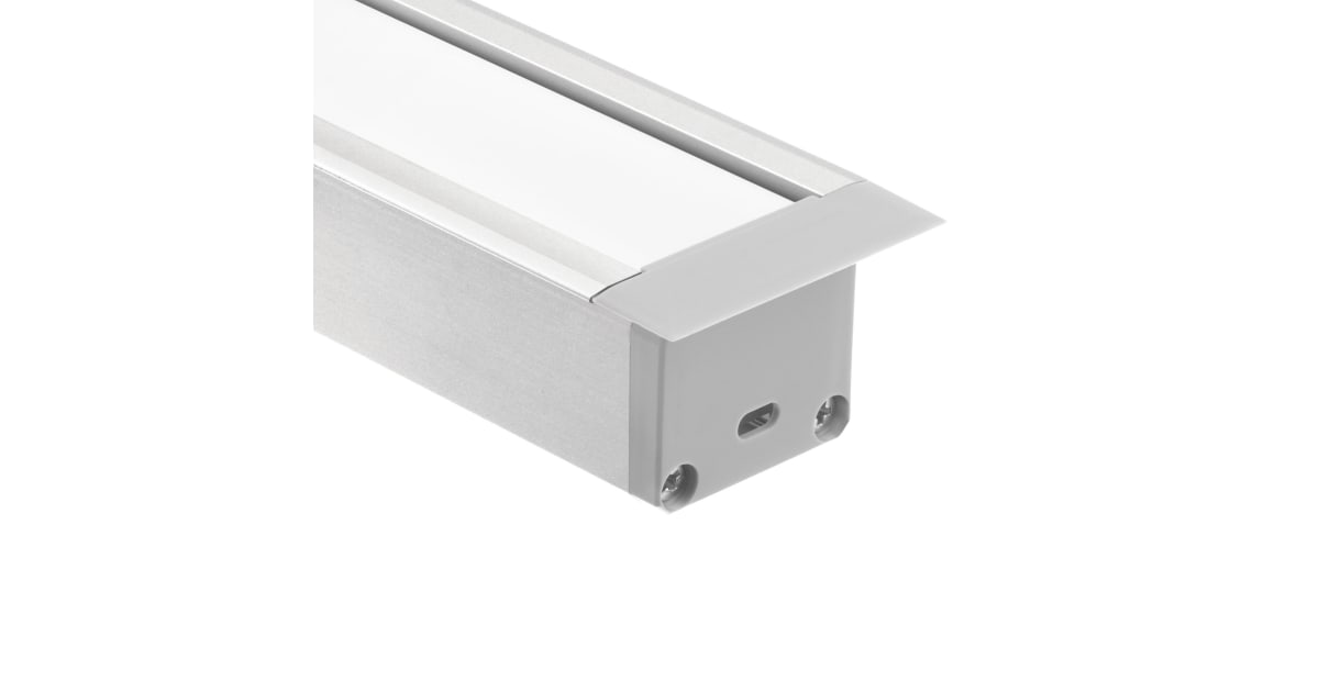 Kichler 1TEC2DWRC8SIL ILS TE 96" Long Deep Well Dual Recessed Tape ...