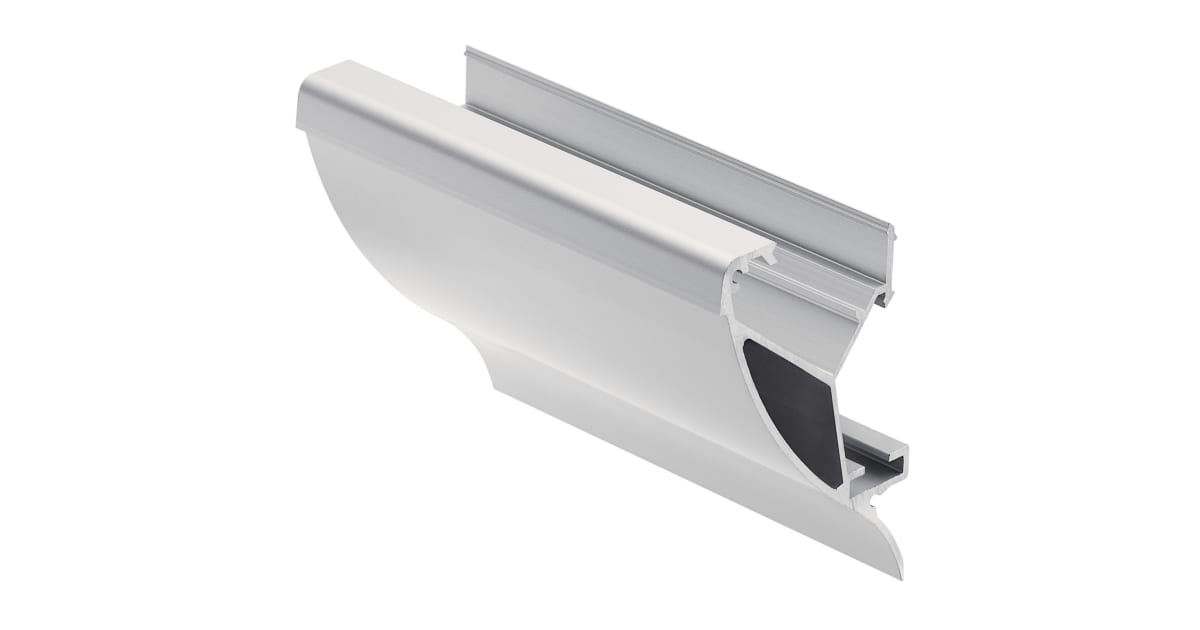 Kichler 1TEC2M2SF8SIL TE Pro Series Transitional Crown Molding Channel ...