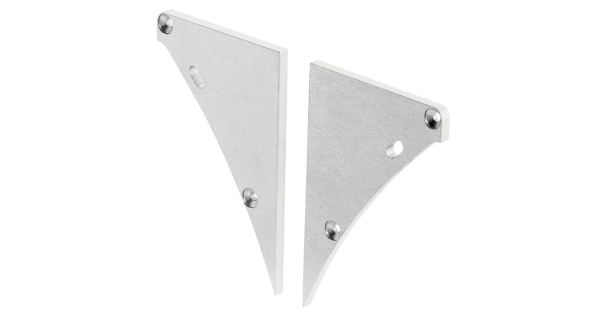 Kichler 1TEE2M1SFSSIL TE Pro Series Crown Molding Channel End Cap ...