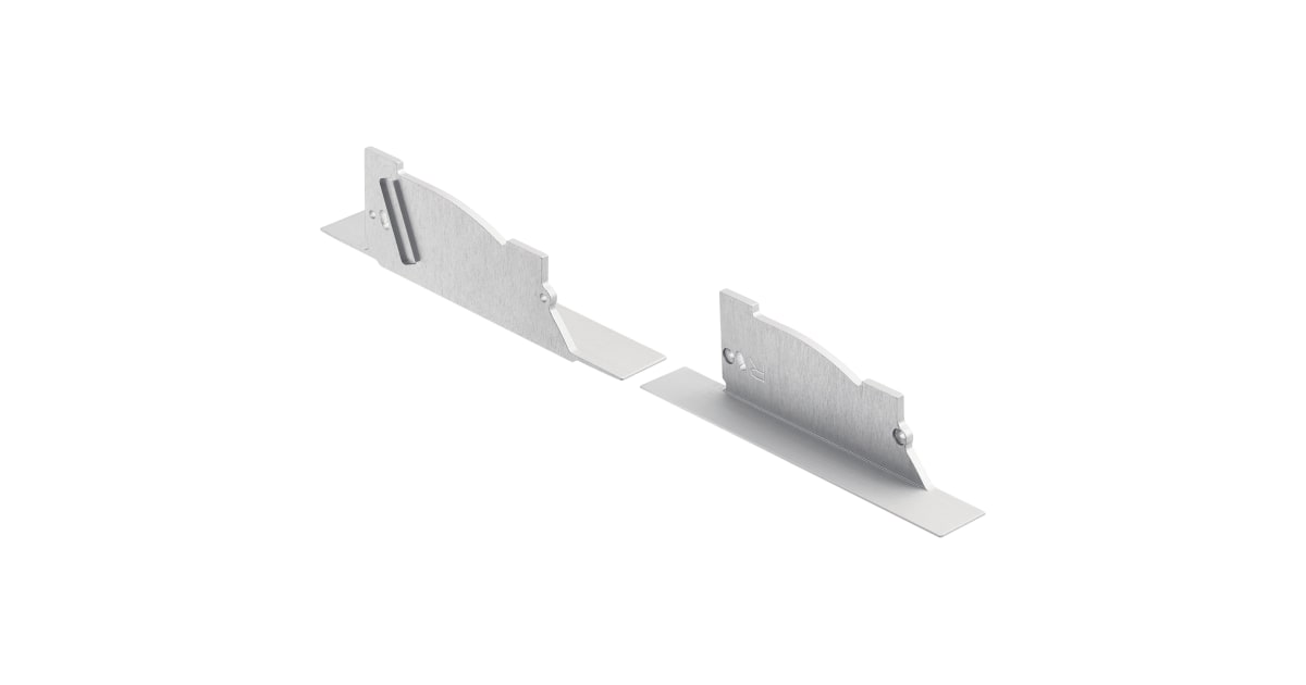 Kichler 1TEE2W2RCSSIL TE Pro Series Arch Ceiling Edge Channel End Cap ...