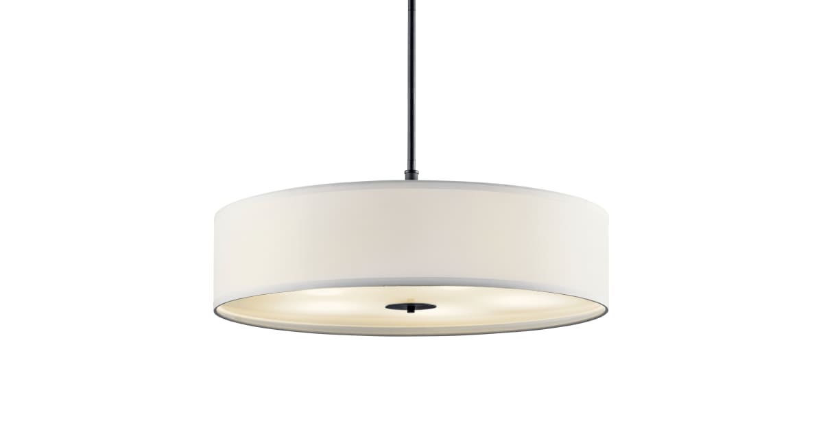 Kichler 42196BK 30" Wide Drum Chandelier | Ferguson Home