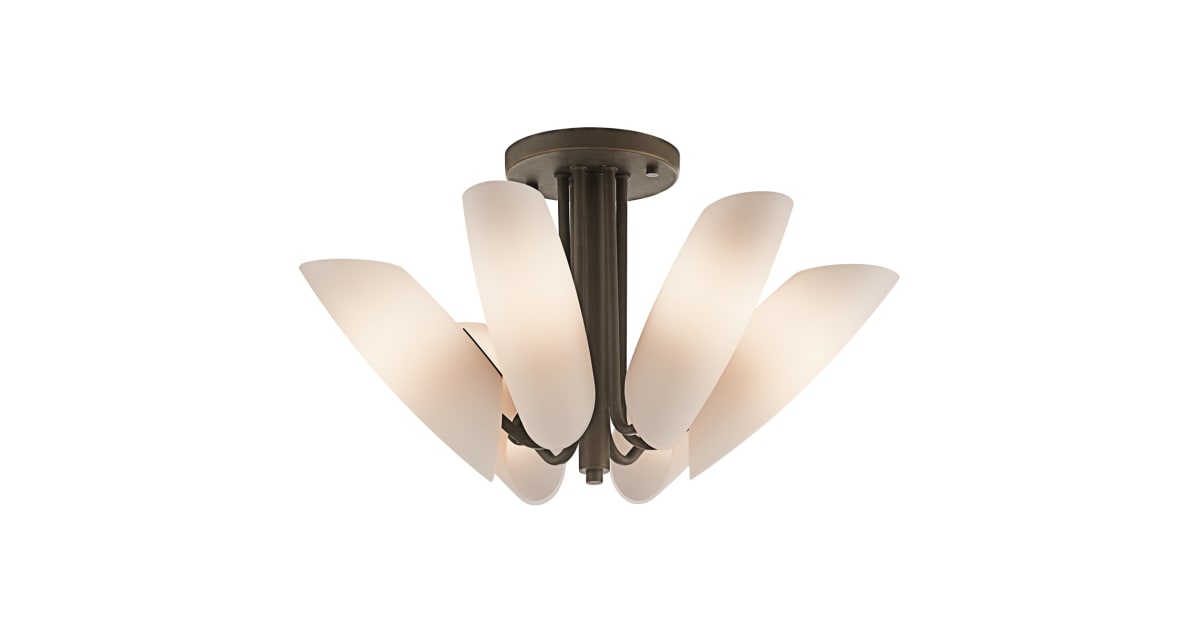 Kichler 42217OZ CLOSEOUT - Stella 6 Light Semi-flush Indoor Ceiling ...