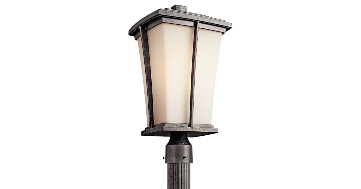 Kichler 49218AVIFL Single Light Fluorescent Outdoor Post Light from the ...