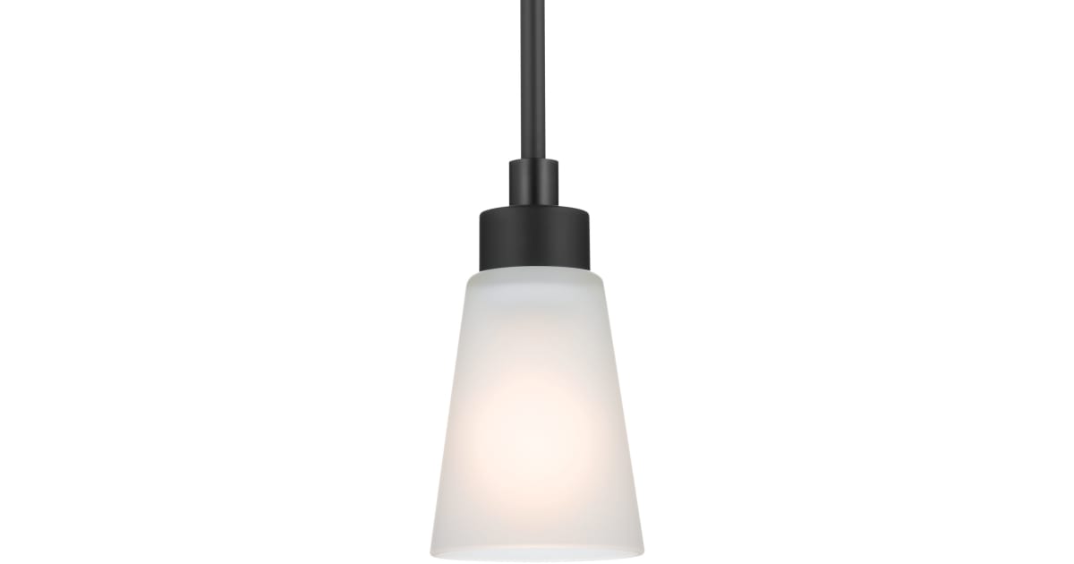 Kichler 52444BK Erma 5" Wide Mini Pendant with Opal Glass Shade ...