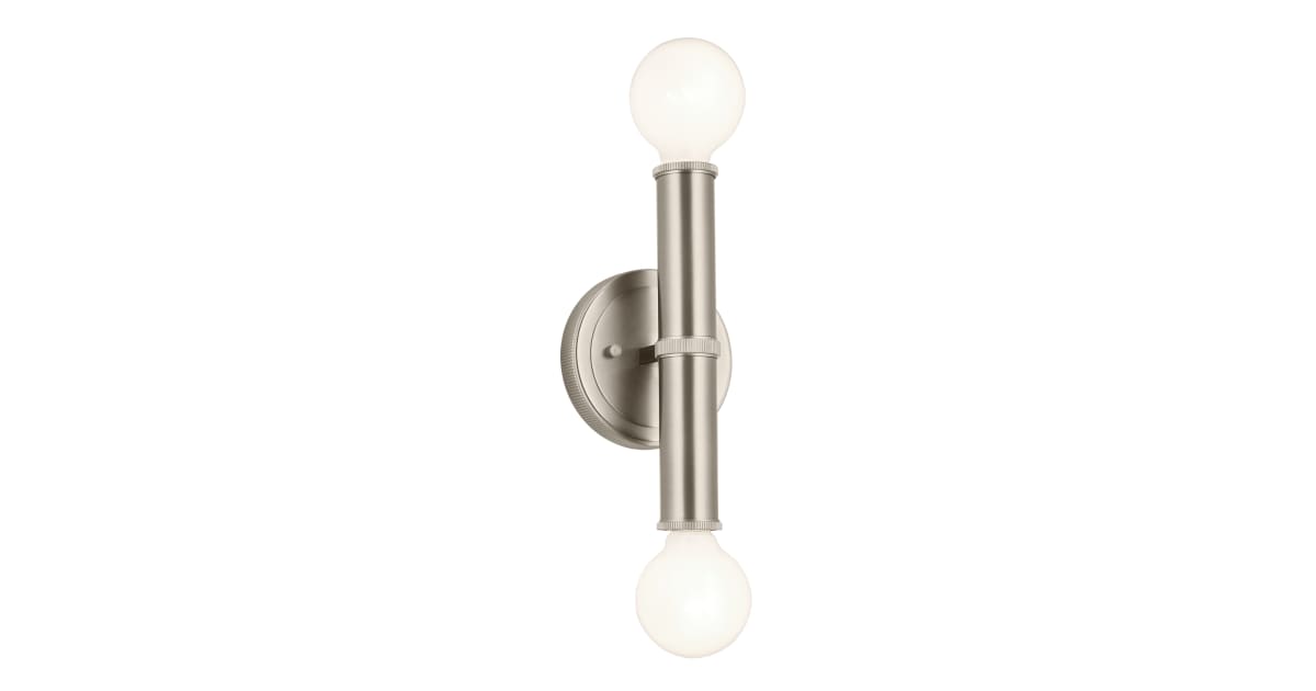Kichler 55159NI Torche 2 Light 10" Tall Wall Sconce | Ferguson Home