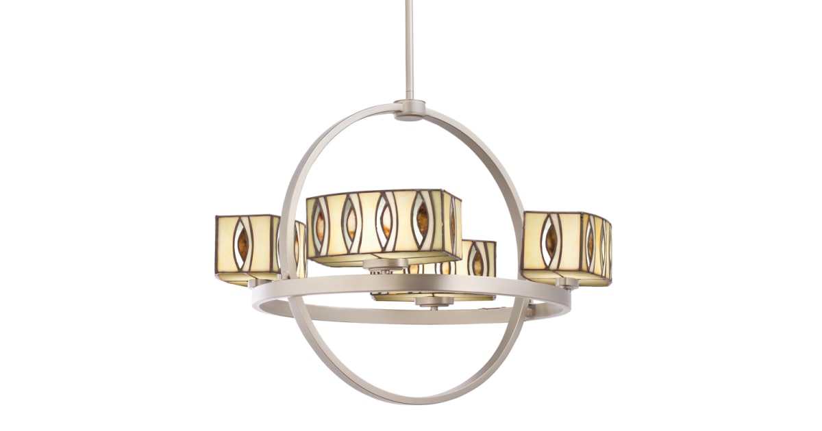 Kichler 66060 Pluto Single-Tier Chandelier with 4 Lights - Stem ...