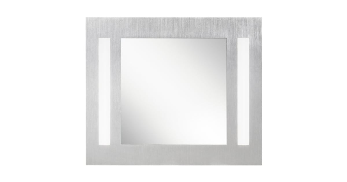 Kichler 78203 Mirage Rectangular Lighted Mirror - 27" x 32" | Build.com