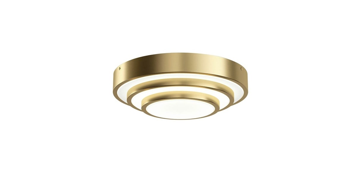 Kichler 84320CG Dornbard 14" LED Flush Mount | Ferguson Home