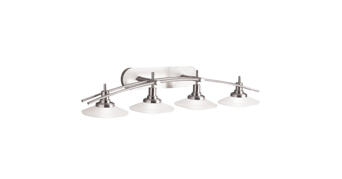 Kichler 6464NI Structures 4 Light 40" Wide Vanity Light Bathroom ...
