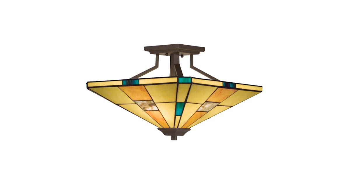 Kichler 69095 Contemporary / Modern 2 Light Down Lighting Semi Flush ...