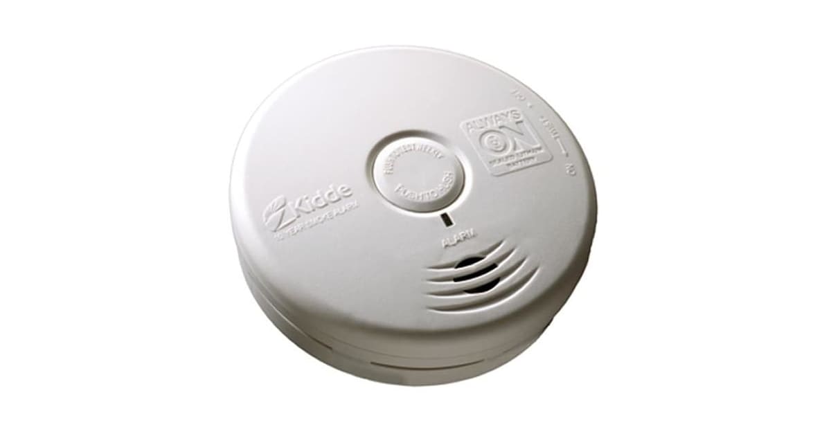 Kidde 21010064 Sealed Battery Smoke Detector with 10-Year Lithium Power ...