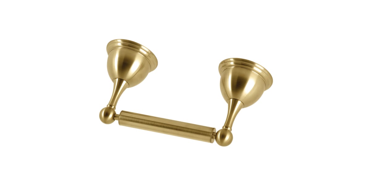 Kingston Brass BA3968BB Restoration Wall Mounted Spring Bar Toilet ...