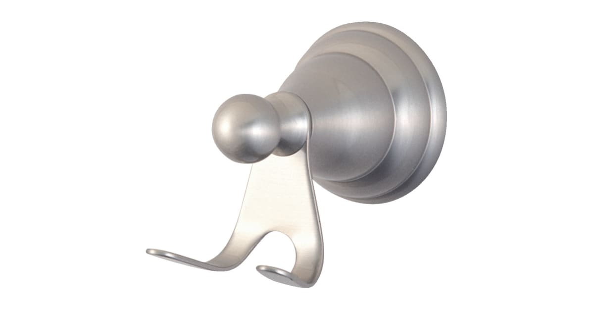 Kingston Brass BA5567SN Royale Double Robe Hook | Ferguson Home