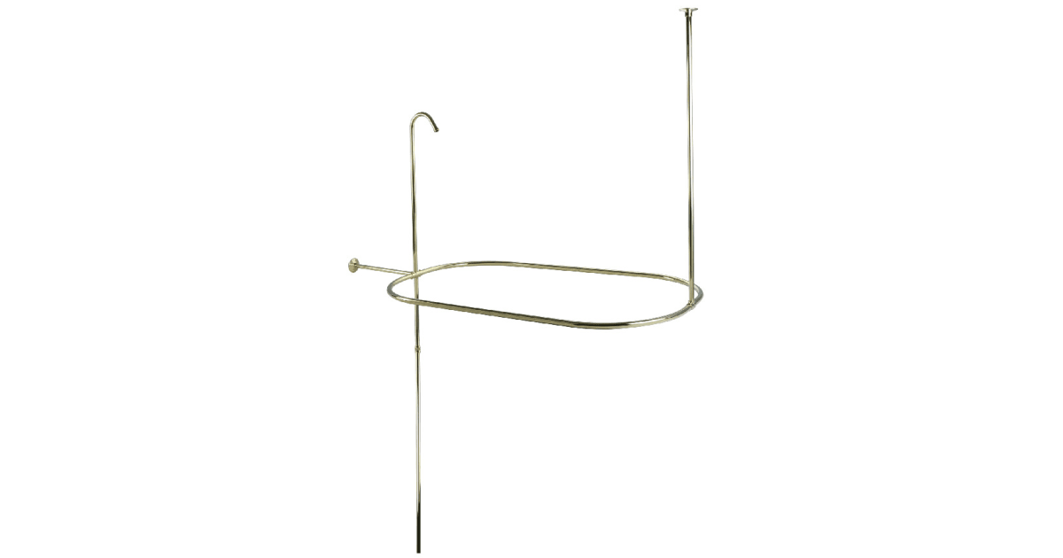 Kingston Brass CC10402 Vintage Oval Shower Riser With Enclosure ...