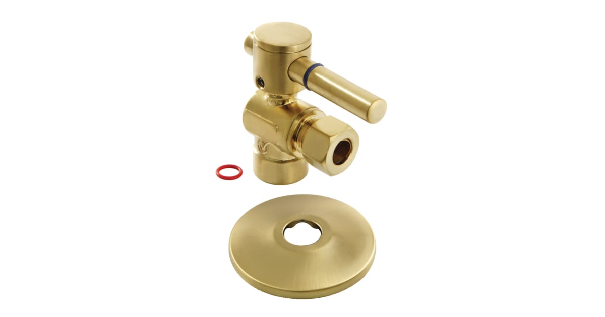 Kingston Brass CC43207DLK Concord Mixing Valve 1/2" Sweat x 3/8" OD ...
