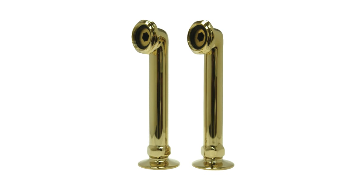 Kingston Brass CC6RS2 6" Riser with 1/2" NPS Connections for Leg Tub ...