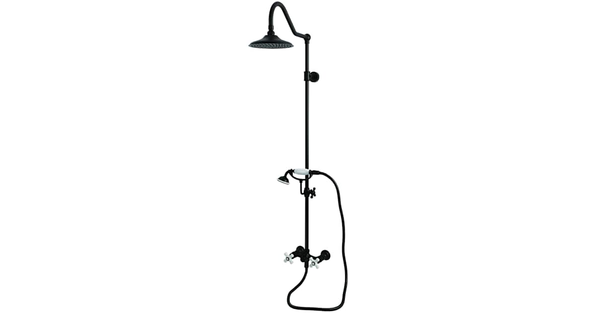 Kingston Brass CCK3660PX Kingston Ceramic Disc Shower System with ...