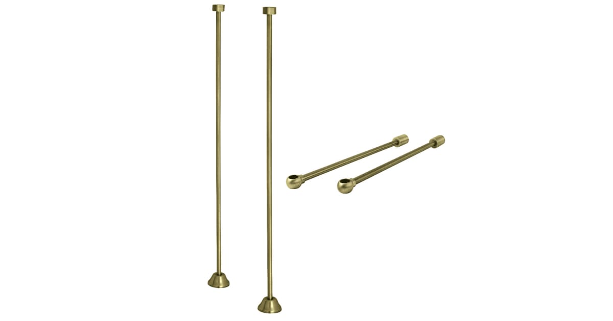 Kingston Brass CCK483 Vintage 29-1/2" Brass Water Supply Line ...