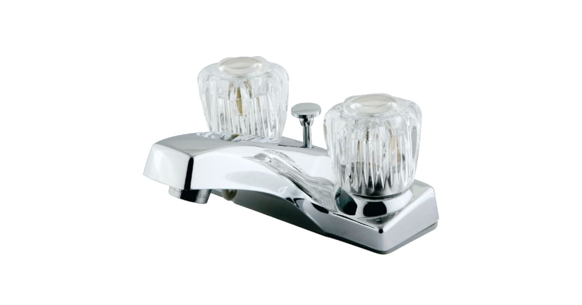Kingston Brass FB101B 1.2 GPM Centerset Bathroom Faucet with Pop-Up ...