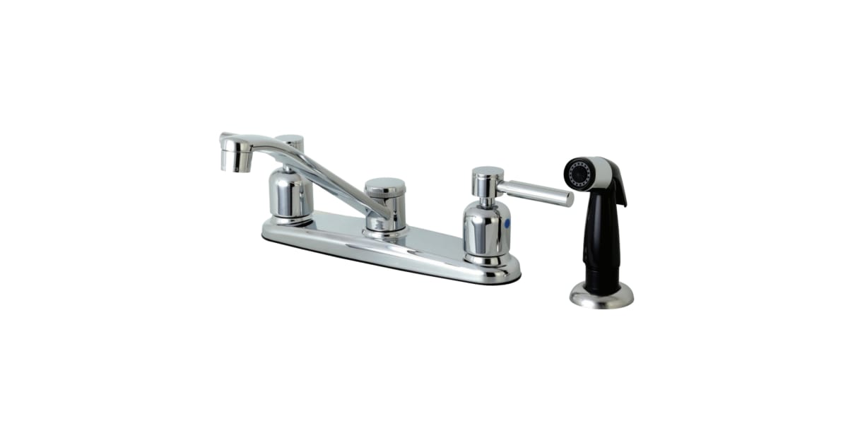 Kingston Brass FB112DL Concord 1.8 GPM Standard Kitchen Faucet ...