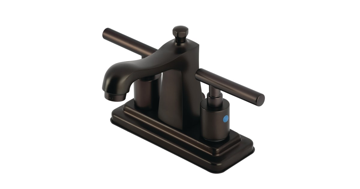 Kingston Brass FB4645CML Manhattan 1.2 GPM Centerset Bathroom Faucet ...