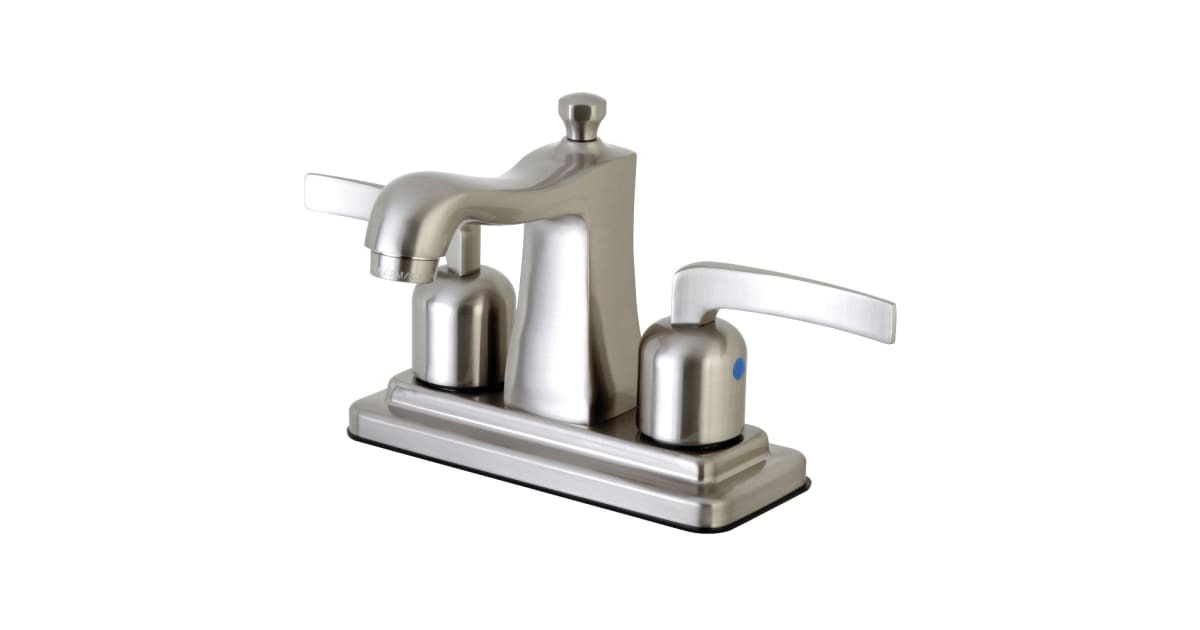 Kingston Brass FB4648EFL Centurion 1.2 GPM Centerset Bathroom Faucet ...