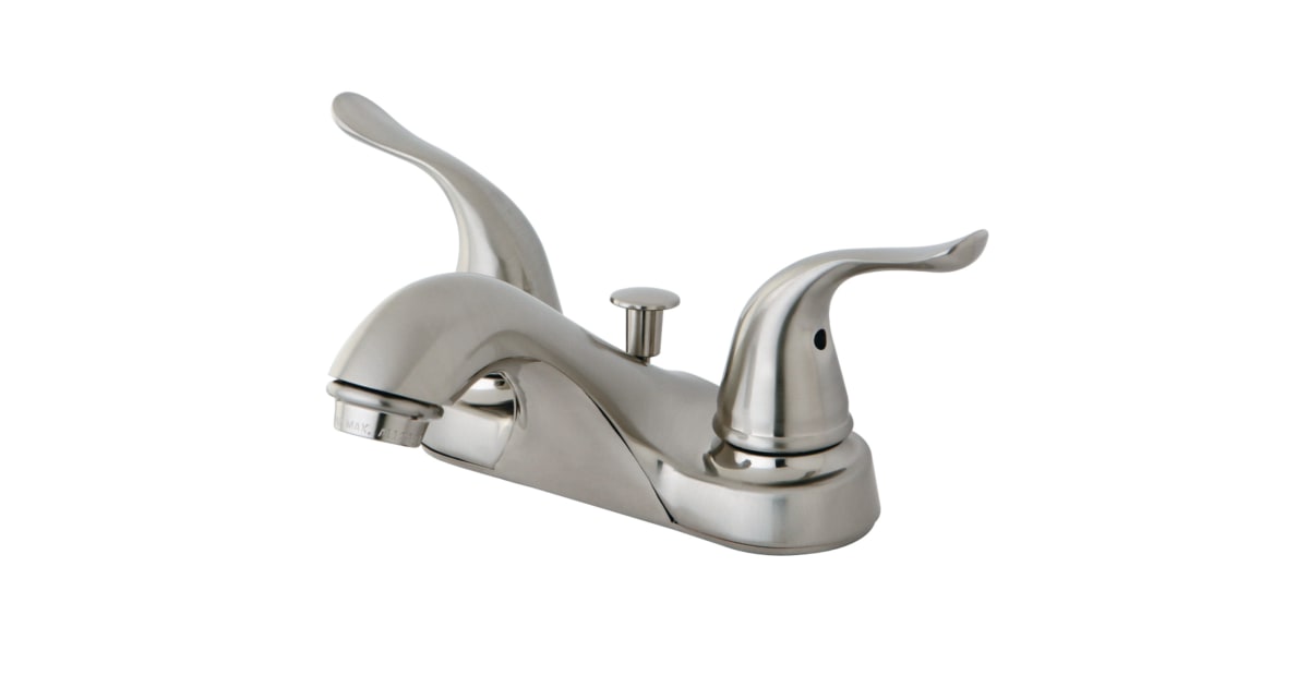 Kingston Brass FB5628YL Yosemite 1.2 GPM Centerset Bathroom Faucet with ...