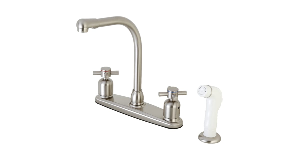 Kingston Brass FB718DX Concord 1.8 GPM Standard Kitchen Faucet ...