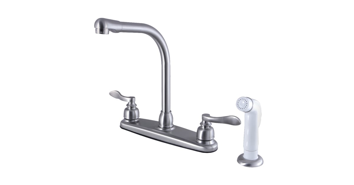 Kingston Brass FB718NFL NuWave French 1.8 GPM Standard Kitchen Faucet ...