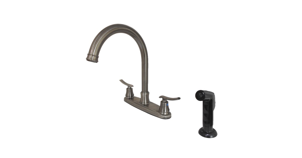 Kingston Brass FB7794JLSP Jamestown 1.8 GPM Standard Kitchen Faucet ...