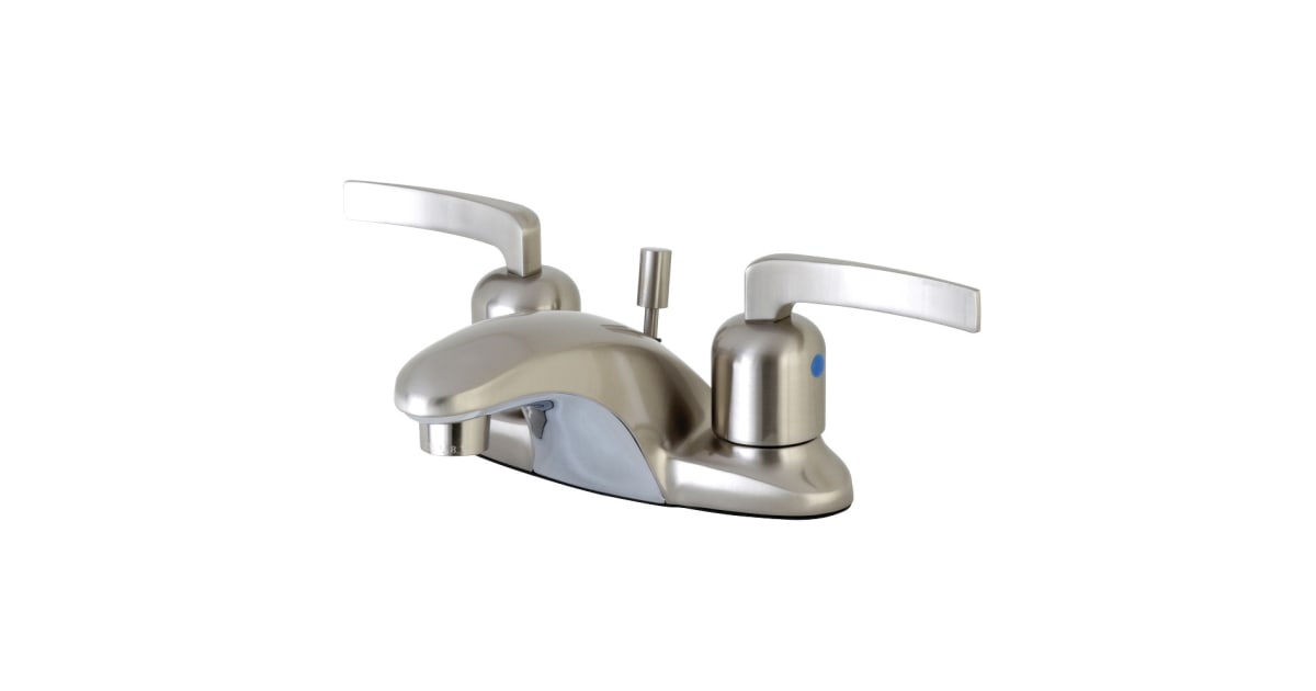 Kingston Brass FB8628EFL Centurion 1.2 GPM Centerset Bathroom Faucet ...