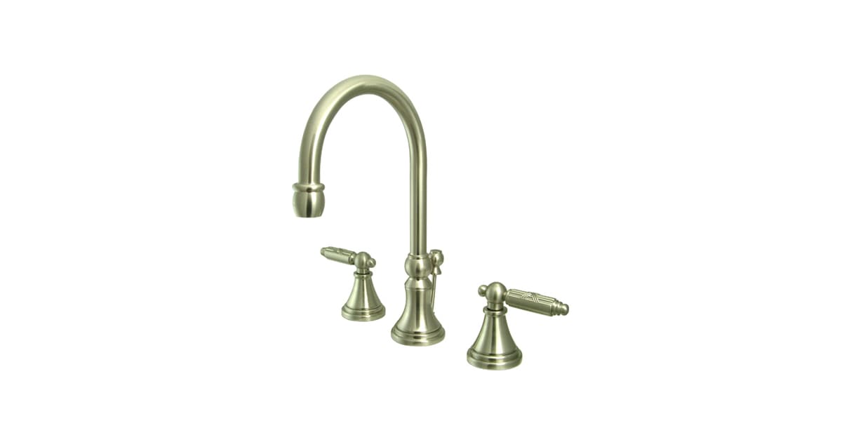 Kingston Brass FS2988GL Georgian 1.2 GPM Widespread Bathroom Faucet ...