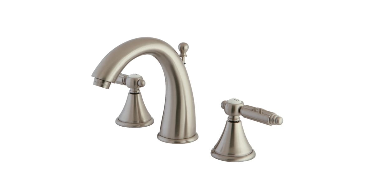 Kingston Brass FS7988GL Georgian 1.2 GPM Widespread Bathroom Faucet ...