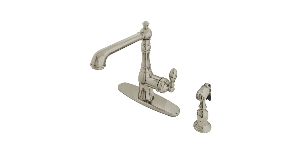 Kingston Brass GSY7208ACLBS American Classic 1.8 GPM Standard Kitchen ...
