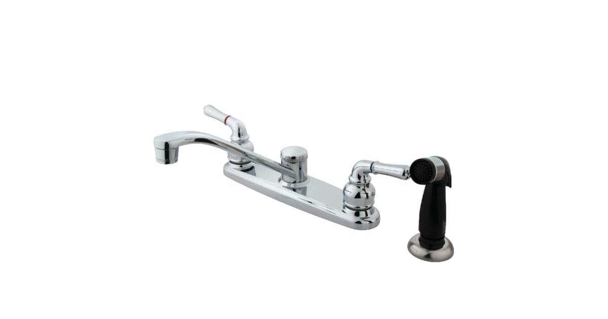 Kingston Brass KB272 Magellan 1.8 GPM Standard Kitchen Faucet ...