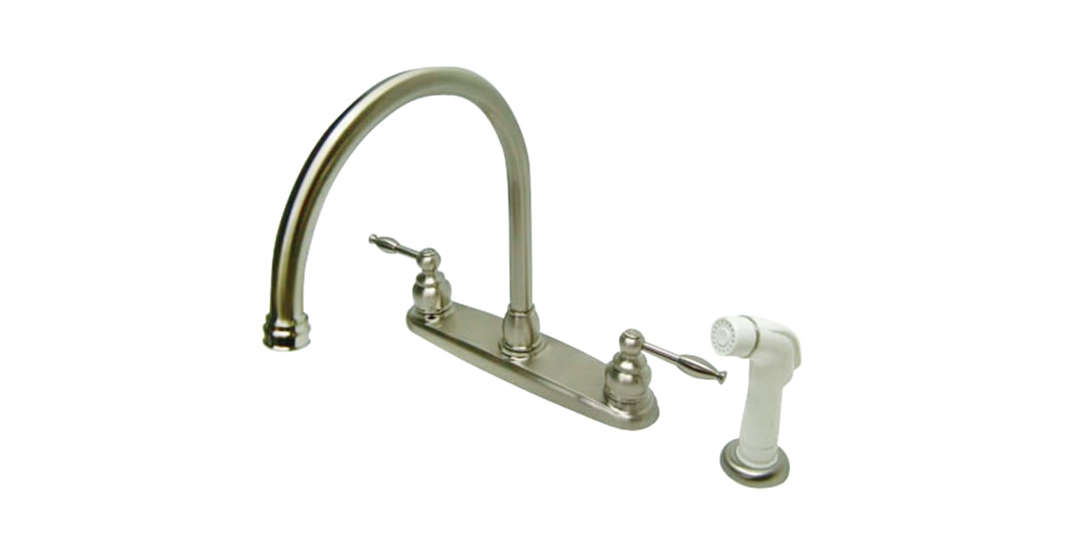 Kingston Brass KB2798KL Knight 1.8 GPM Standard Kitchen Faucet ...