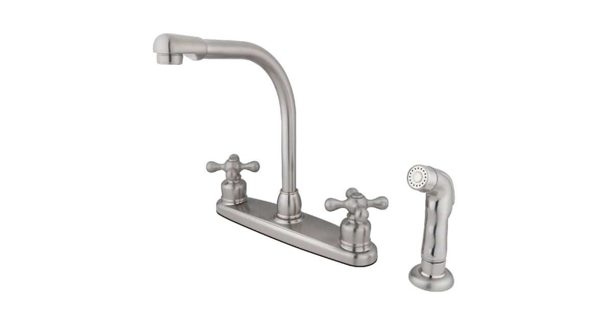 Kingston Brass KB718AXSP Victorian 1.8 GPM Standard Kitchen Faucet ...