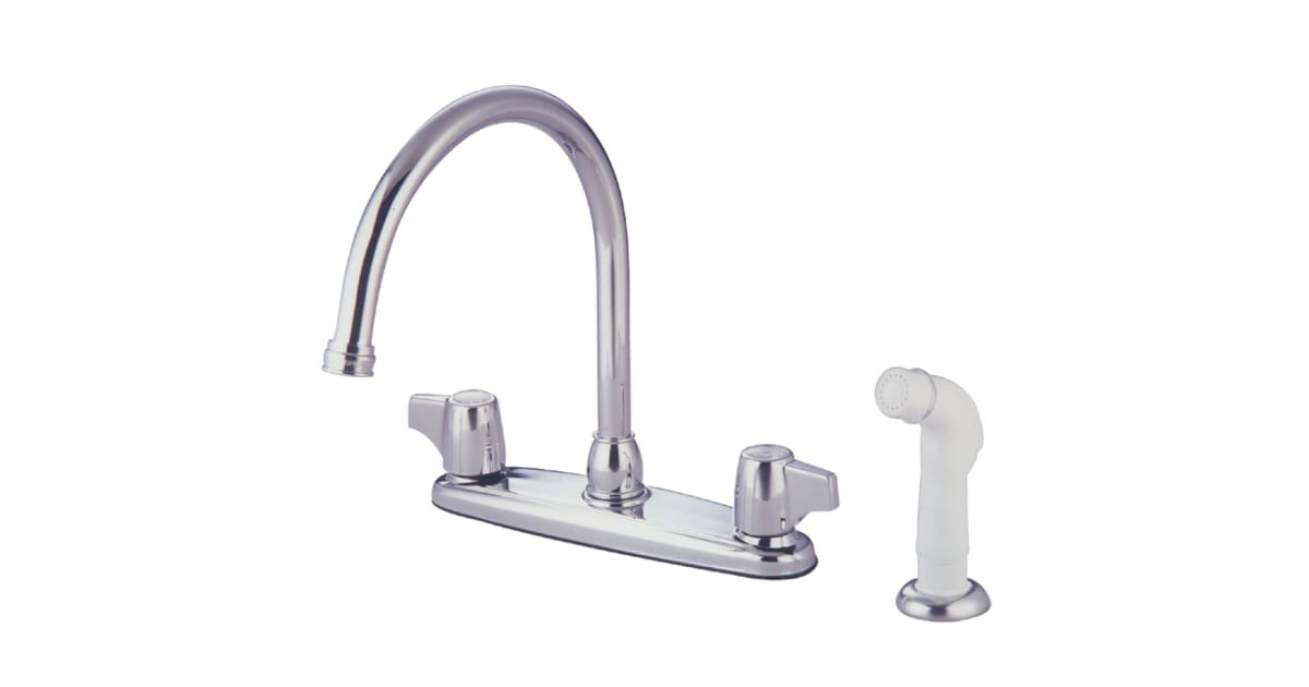Kingston Brass KB772 Vista 1.8 GPM Standard Kitchen Faucet - Includes ...